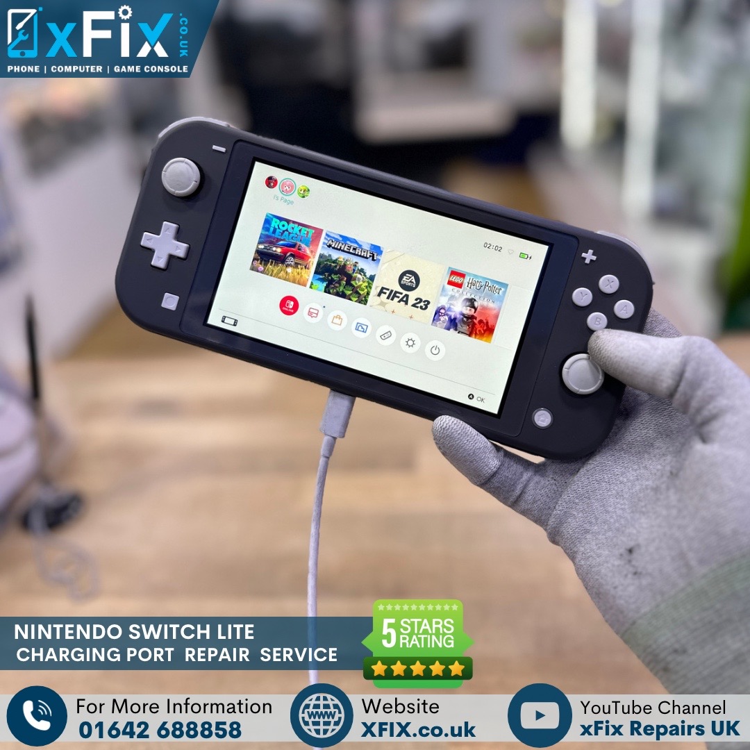 Nintendo Switch Lite Charging Port Repairs You Can Count On - xFix